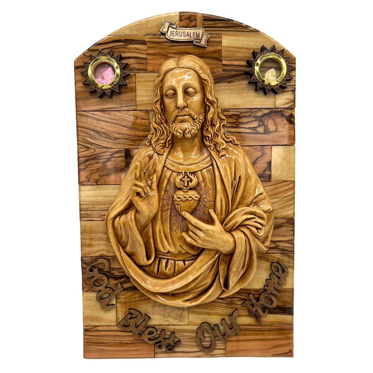 NEW* Sacred Heart of Jesus Plaque 7" x 11" – Bethlehem Box